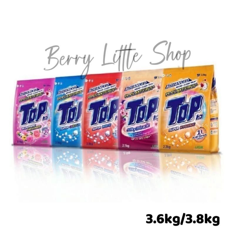 [READY STOCK] Top Powder Detergent （3.6kg/3.8kg） | Shopee Malaysia
