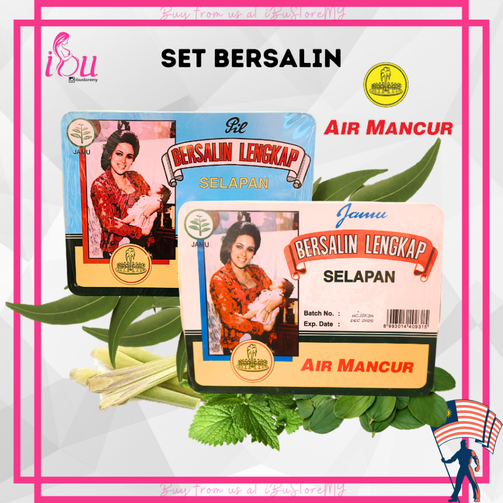 Set Bersalin Lengkap Selapan Air Mancur Pantang Jamu Berpantang Ibu ...