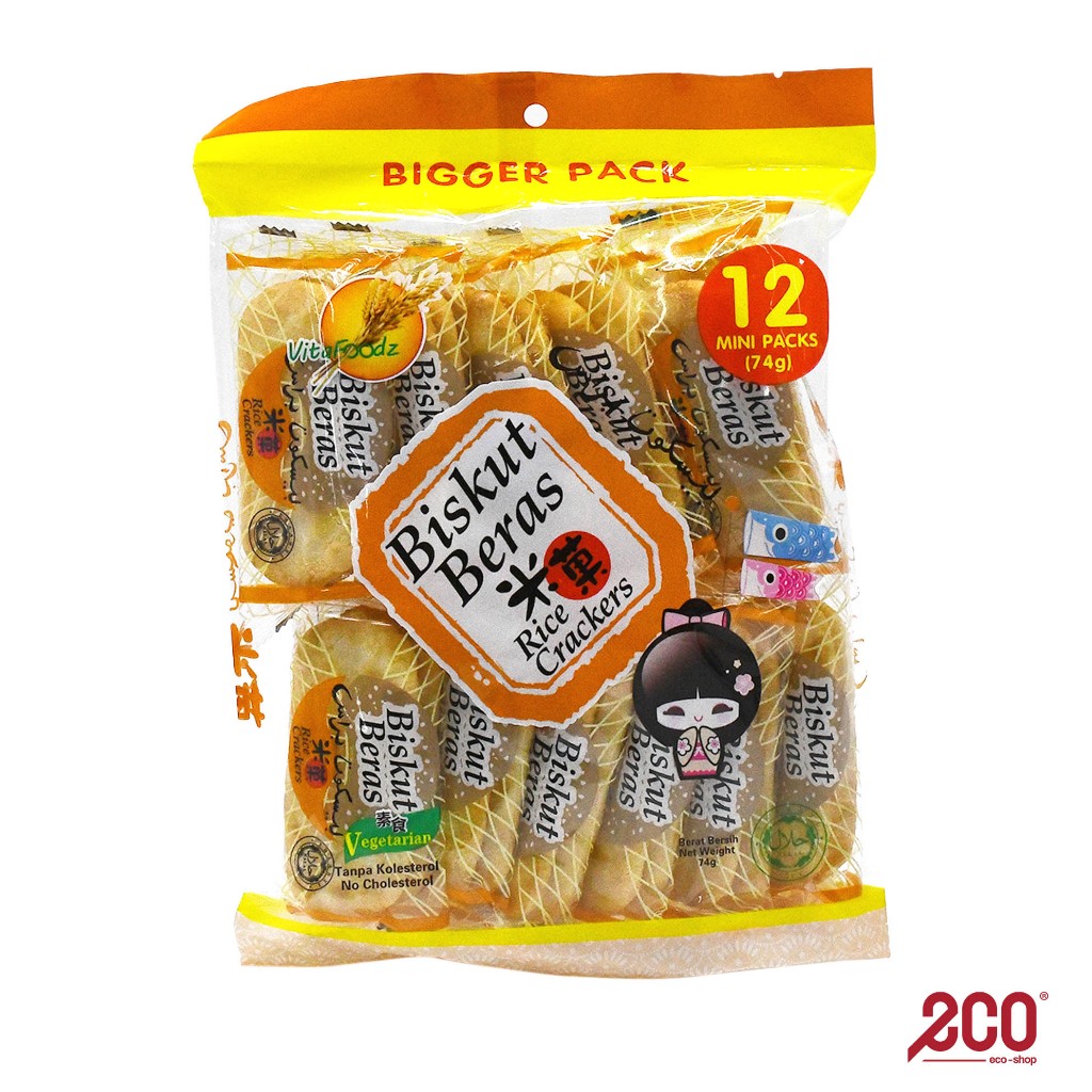 Vita Foodz Rice Crackers (12 Pcs) AB-L006-T01-03/AB-L006-T01-03 ...
