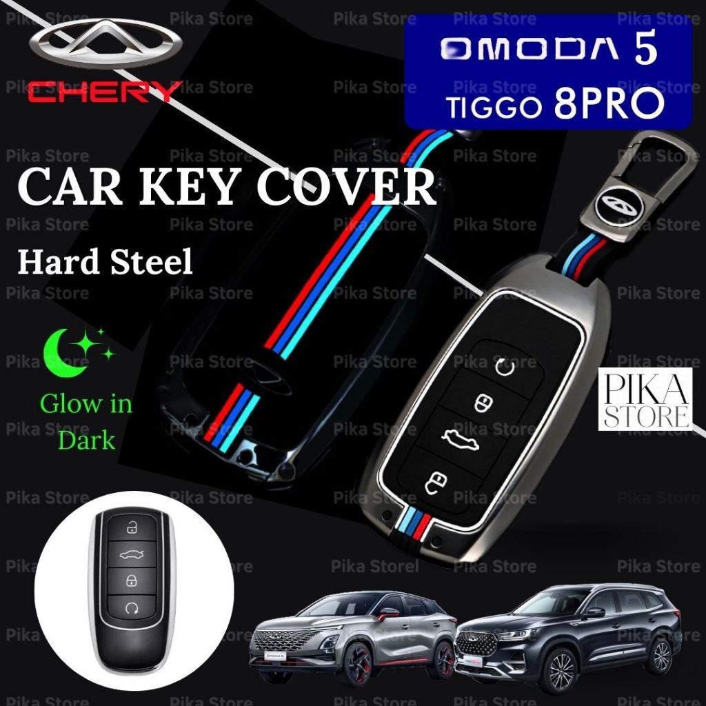 STEEL Chery Omoda 5 Key Cover Tiggo 8 Pro Key Cover Casing Holder Kunci ...