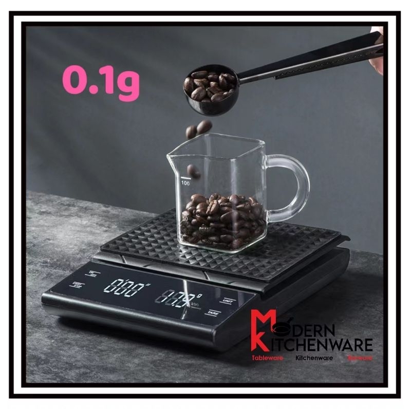 【ModernKitchenware】Digital Hand Drip Coffee Scale With Timer | Shopee ...