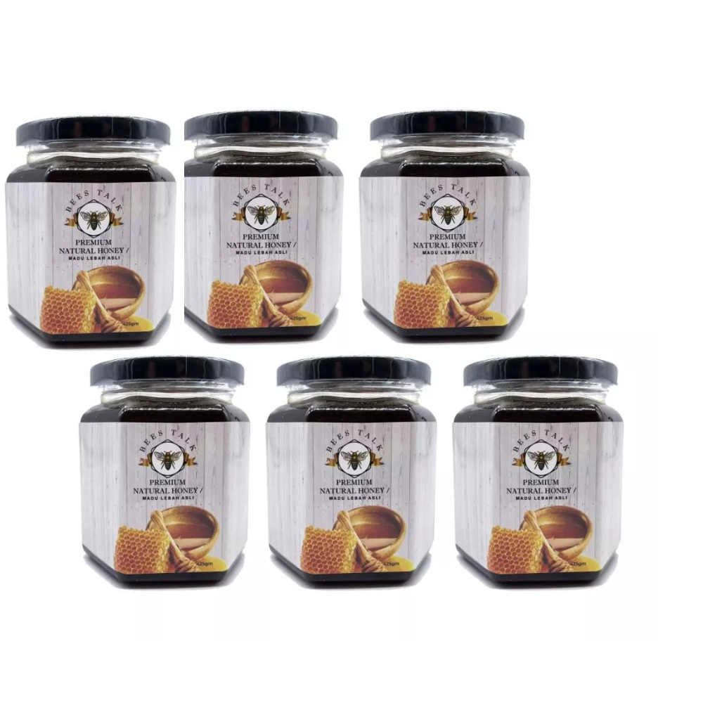 (Ready Stock Value Pack 6 Bottles) Bees Talk Organic Premium Natural ...
