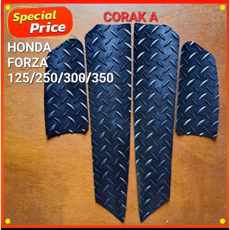 HONDA FORZA 125/250/300/350 KARPET@GETAH@RUBBER FOOTREST(2 Pilihan ...