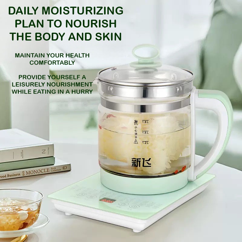 1.8L Electric Multifunction Glass Kettle | Shopee Malaysia