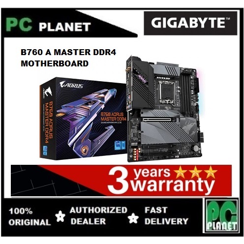 GIGABYTE B760 AORUS MASTER DDR4 Intel B760 Express Chipset Motherboard ...