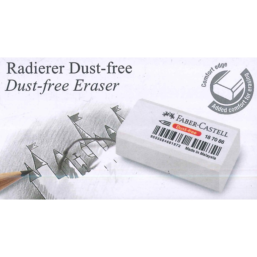Faber-Castell DUST FREE Eraser ( 187086 / 187089 ) 1PCS | Shopee Malaysia