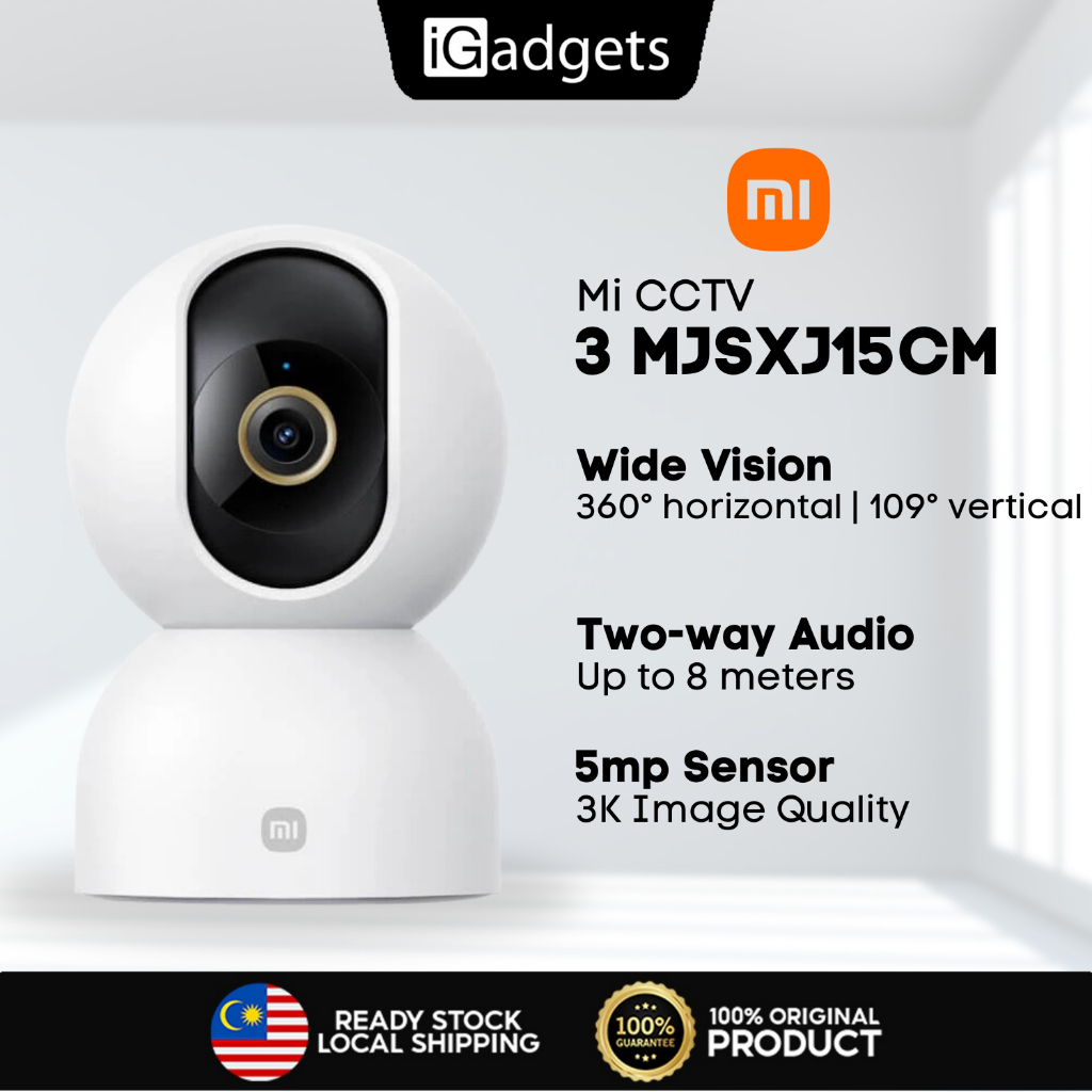 Xiaomi Smart CCTV 3 PTZ Home Security Camera 3K Ultra Clear 5 ...