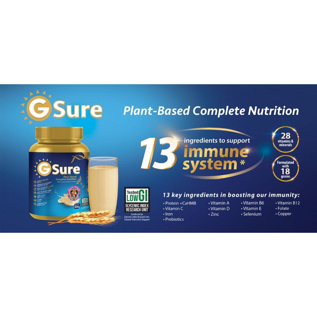 [Exp: 03/ 2026] Good Morning Gsure Plant-Based Protein Nutrition Drink ...