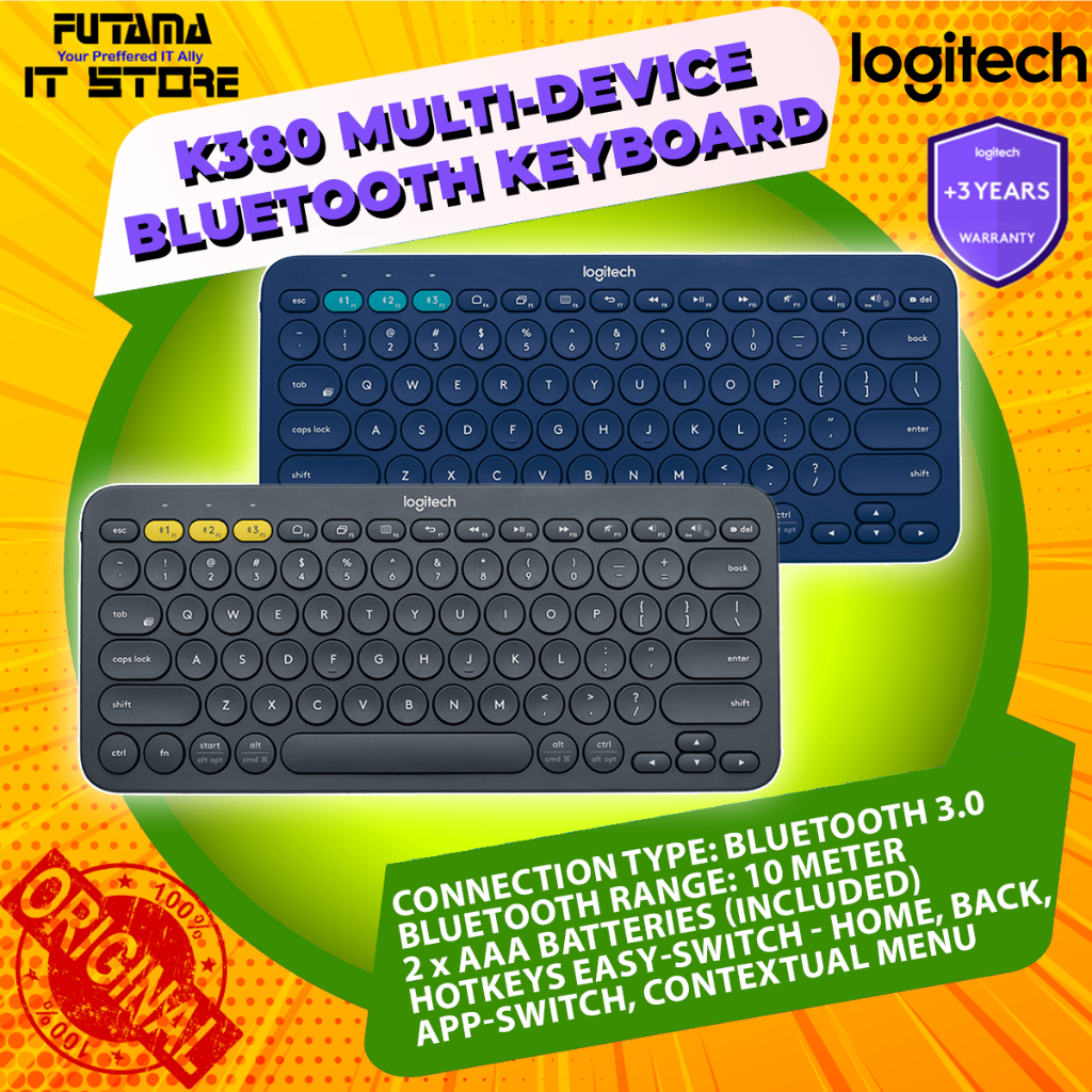 LOGITECH K380 Multi-device Bluetooth Keyboard | Shopee Malaysia
