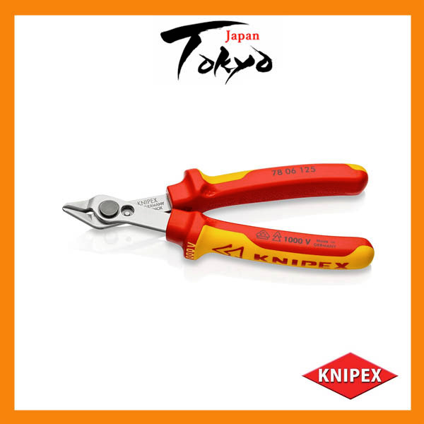 KNIPEX 78 06 125 Electronic Super Knips® VDE 7806125 1000V Insulated ...