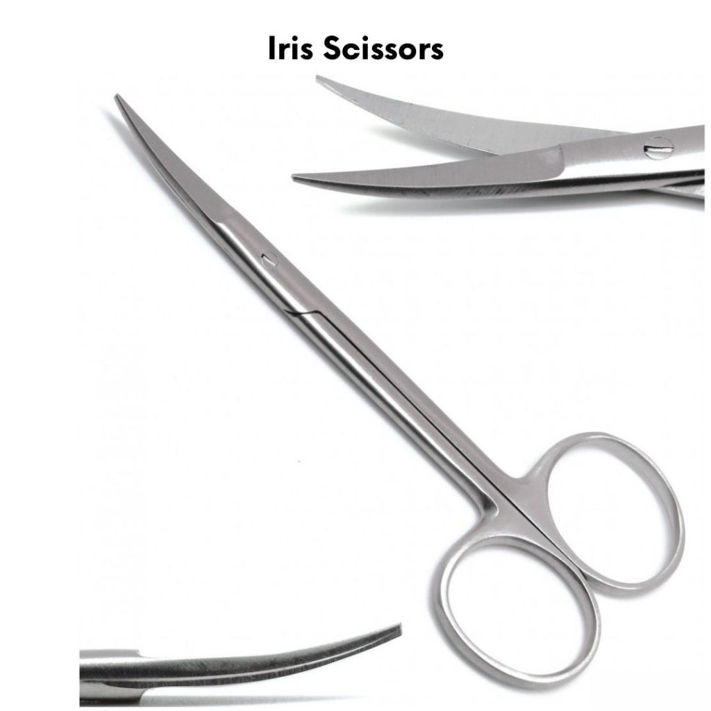 #Stainless Steel Iris Scissors Curved #Surgical Dental Instruments # ...