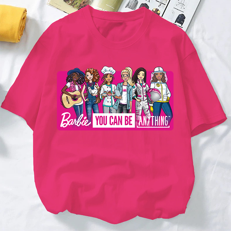 BARBIE DOLL T SHIRT 3xl tshirt woman women pink cute cotton oversize ...