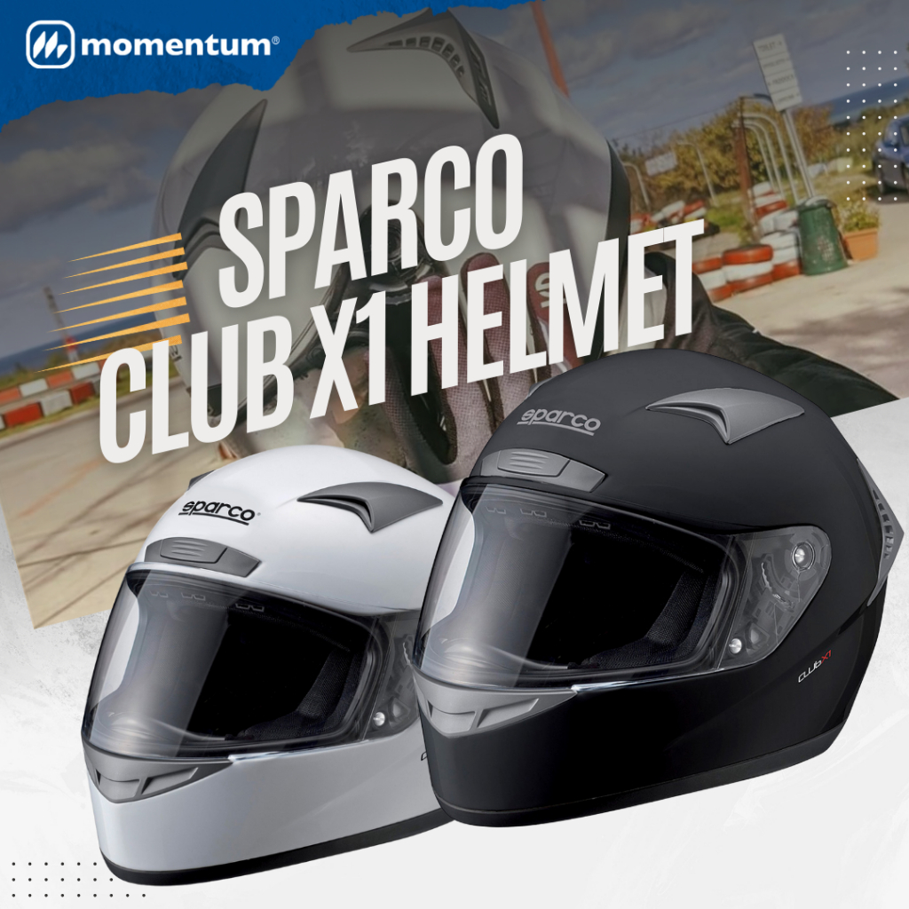 SPARCO ORIGINAL CLUB X1 HELMET | Shopee Malaysia