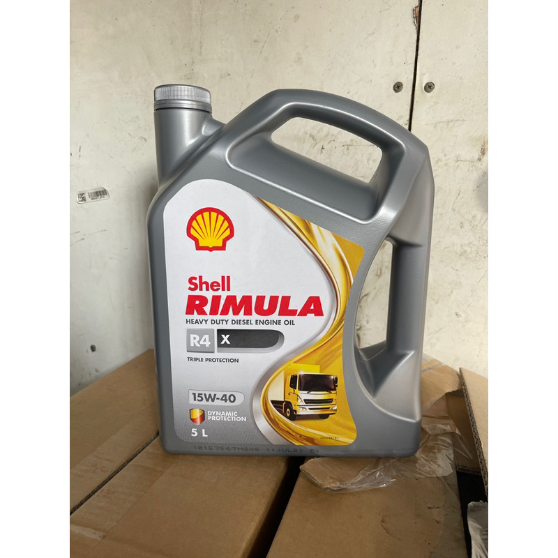 Shell Rimula R4x 15W-40 5L Shell Lubricants 5 Litres Heavy Duty Diesel ...