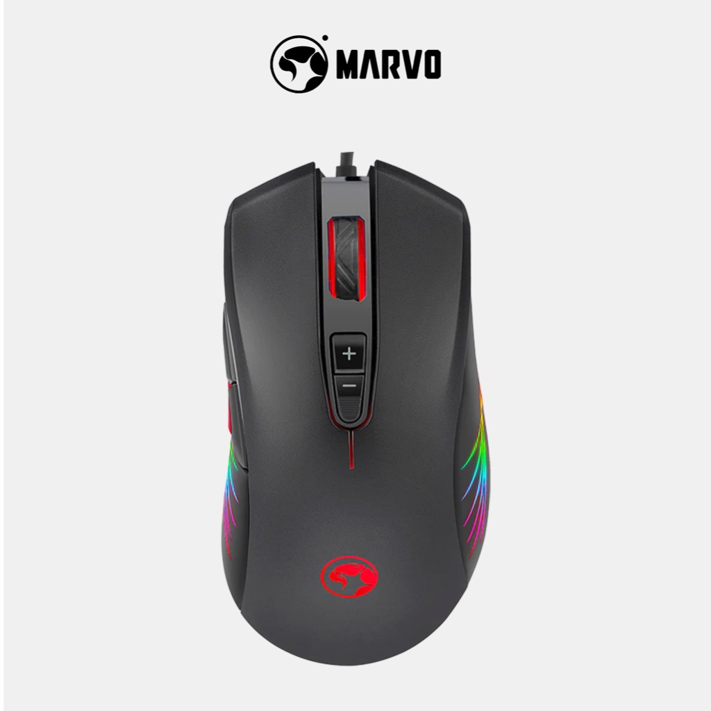 Marvo M519 Wired RGB Gaming Mouse | Shopee Malaysia