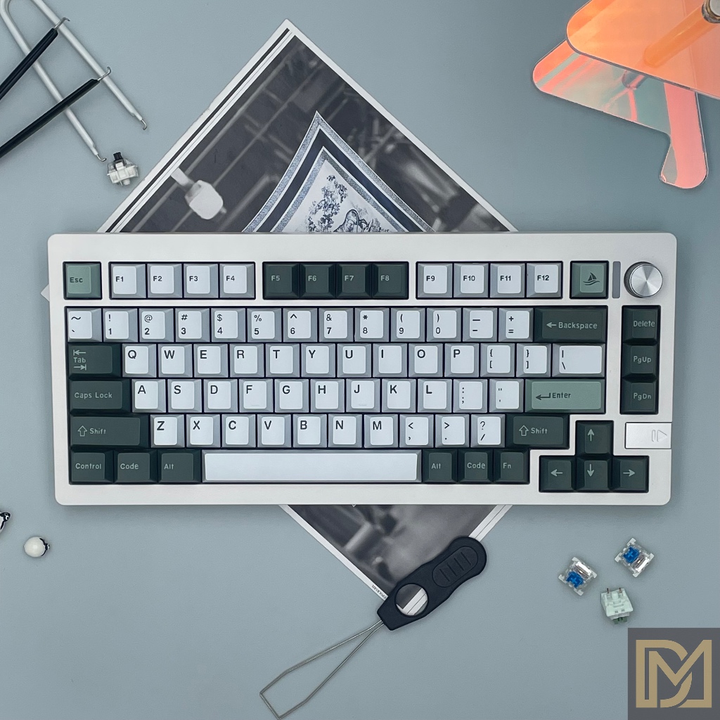 [LOCAL STOCK] Botanical Keycap PBT Cherry Profile Double Shot Keycaps ...