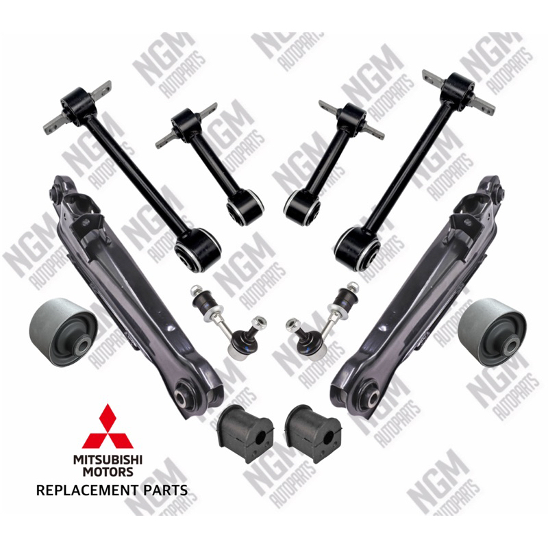 COMBO 12PCS -PROTON WIRA GEN2 WAJA REAR SUSPENSION ARM /REAR LOWER ARM ...