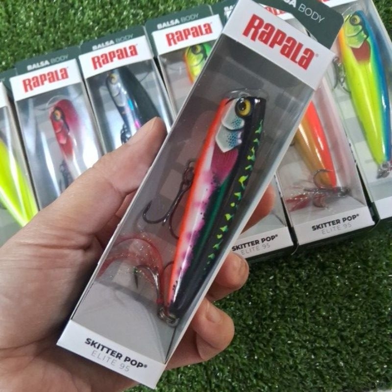 Rapala Balsa Body Skitter Pop Elite 95 Surface Popper 9.5cm 17g ...