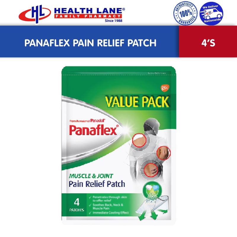 Panaflex Pain Relief Patch (4's) | Shopee Malaysia