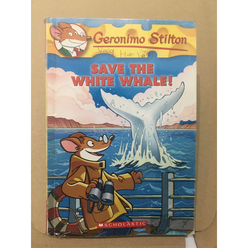 Geronimo Stilton Used Book(Save The White Whale) | Shopee Malaysia