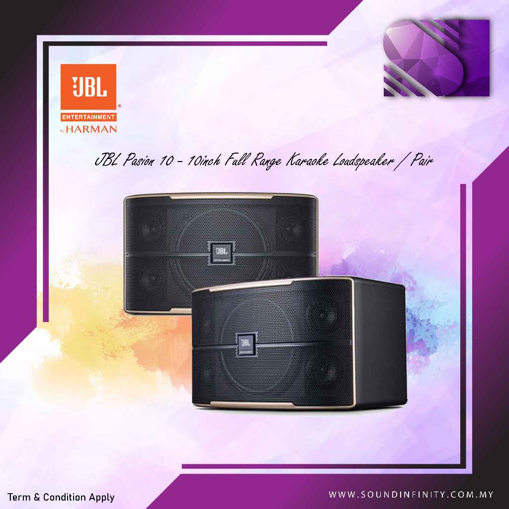 JBL Pasion 10 10inch Full range Karaoke Loudspeaker ( PASION10 ...