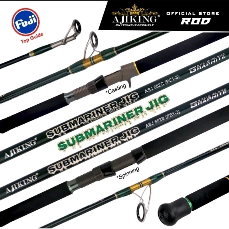 (6-8KG MAX LOAD) JORAN PANCING SPINNING/CASTING JENAMA AJIKING ...