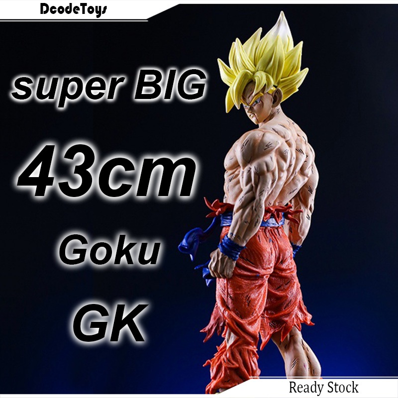 ~~43cm Big~~ GK Dragon Ball Z Goku 七龙珠 孙悟空 super saiyan statue toy ...