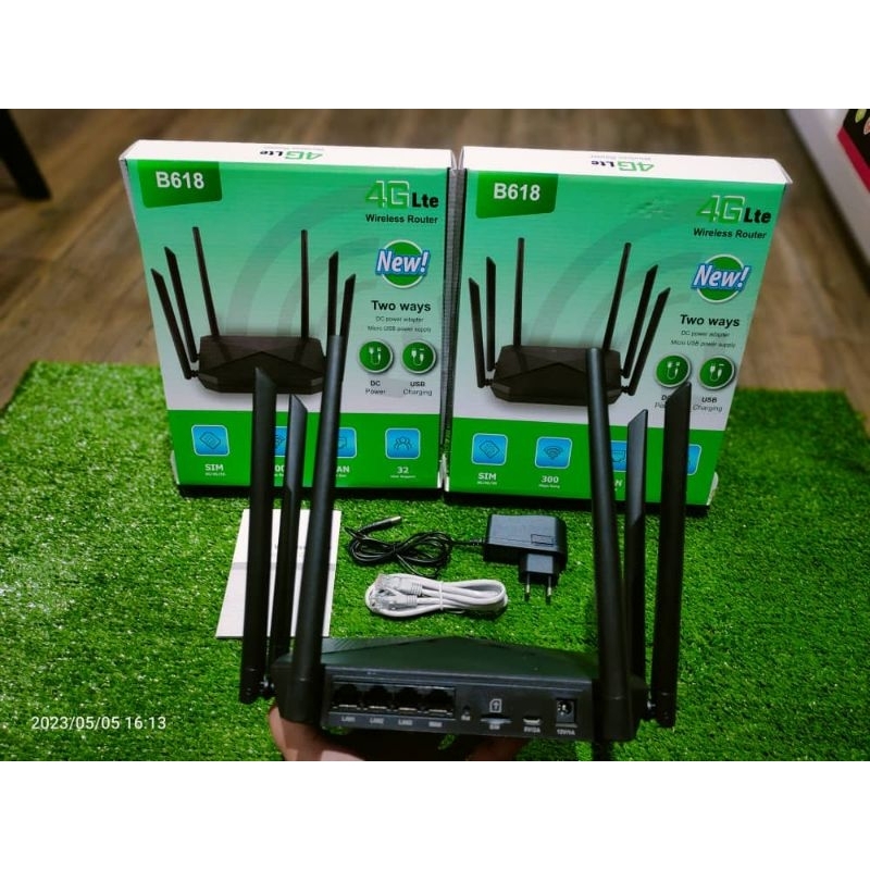 2023 New B618 4g Wireless Router 6 Antennas Modified Modem | Shopee ...