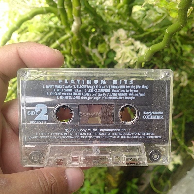 Vintage Cassette / kaset PLATINUM HITS 2000 | Shopee Malaysia