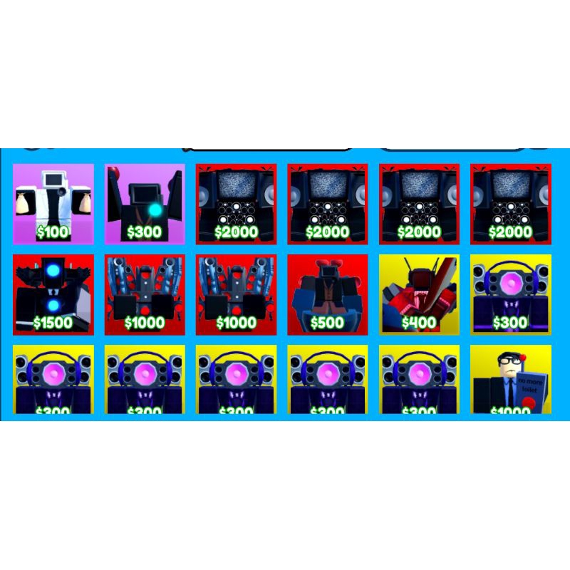 Cameraman Tower Toilet Tower Defense | Shopee Malaysia