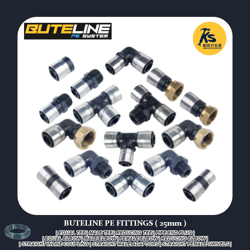 BUTELINE PE FITTINGS 25MM | Shopee Malaysia