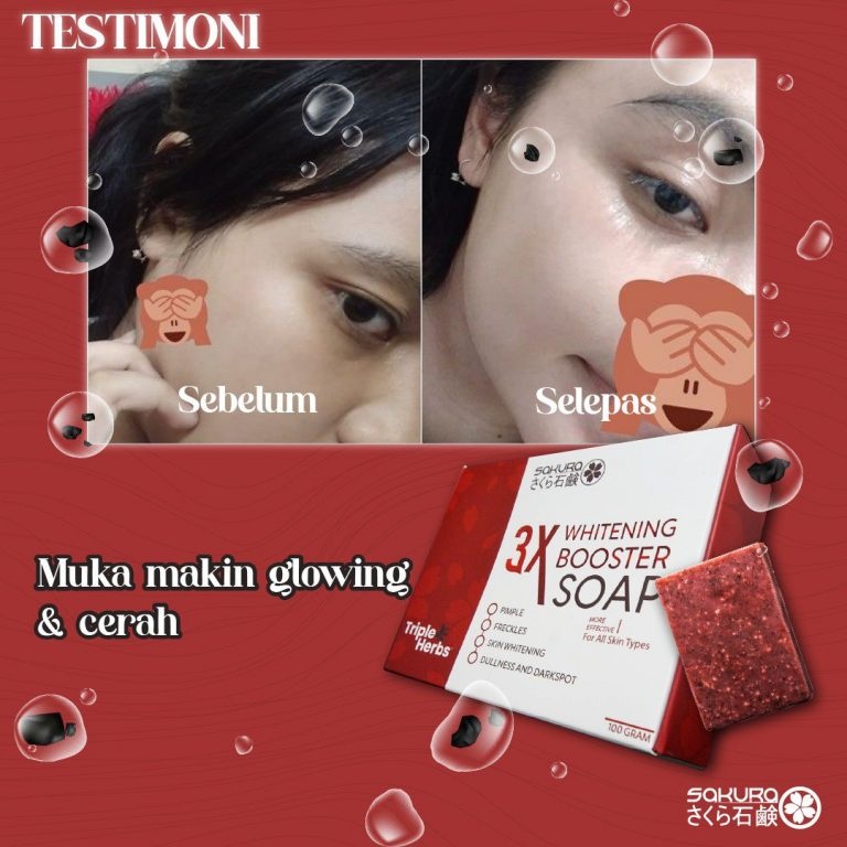 [ORIGINGAL HQ] Sabun 3x Whitening Booster Sakura Soap Original Hq ...