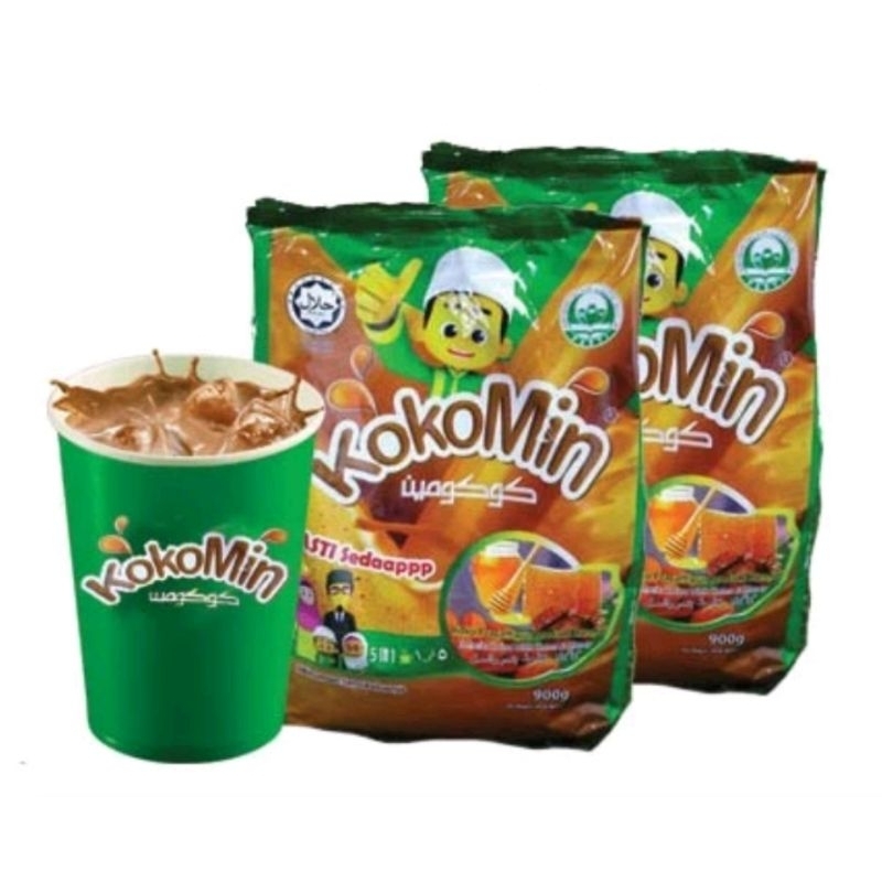 kokomin serbuk minuman coklat berkhasiat sedap 900 gm kesukaan kanak ...