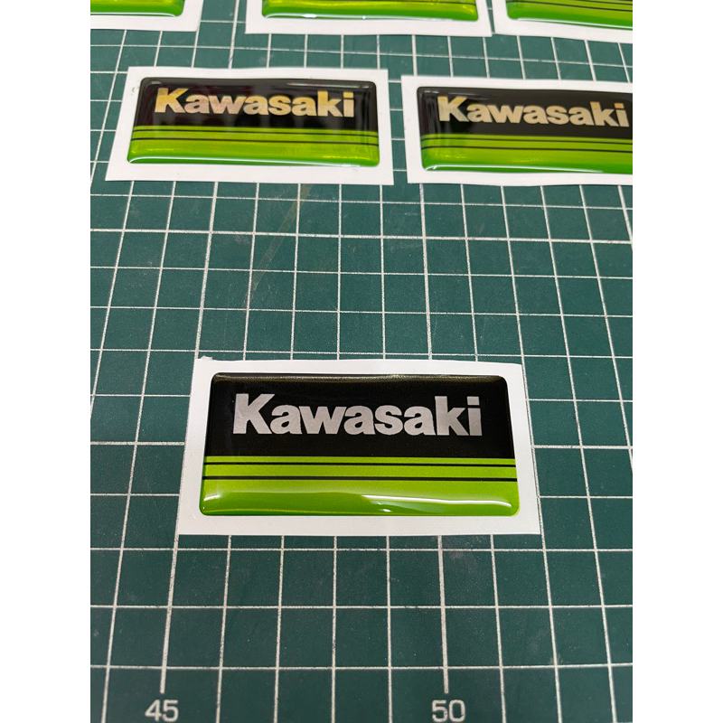 Kawasaki logo petak 2.5x1.2in embossed | Shopee Malaysia