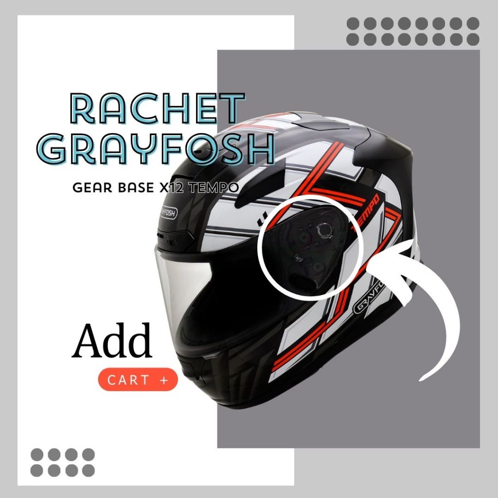 (Accessories) 100% Ori GEAR BASE / RACHET Helmet X12 / G2002 FULLFACE ...