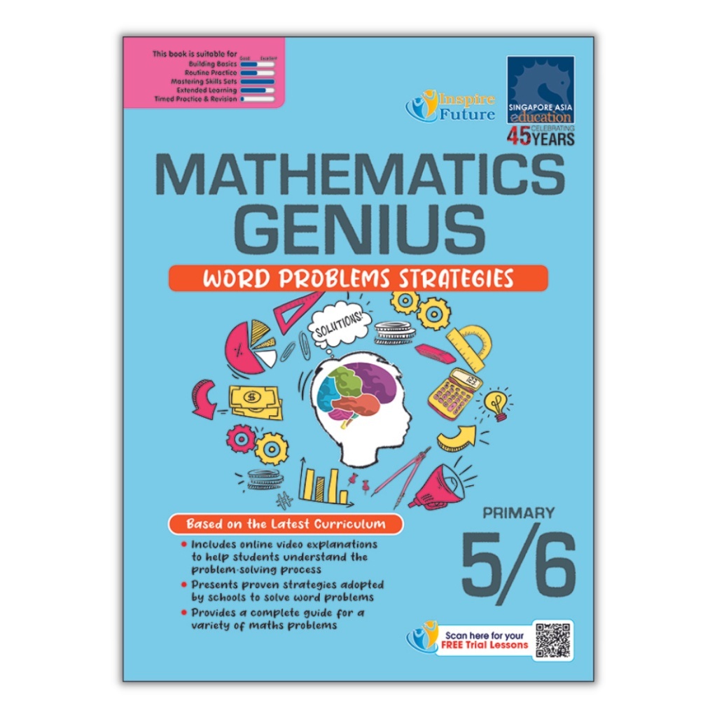 MATHEMATICS GENIUS WORD PROBLEMS STRATEGIES 5/6 | Shopee Malaysia