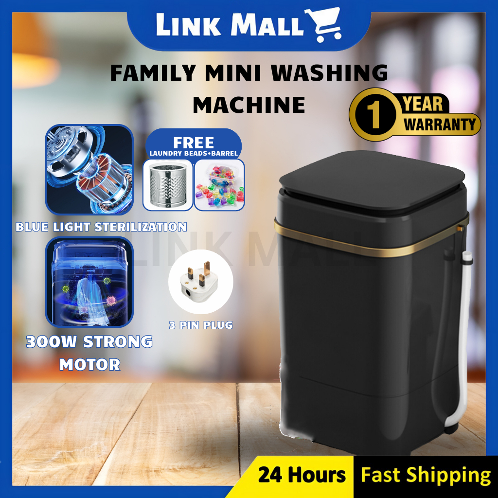 Link Mini Washing Machine 5kg/7kg Mesin Basuh Mini Washing Machine With ...
