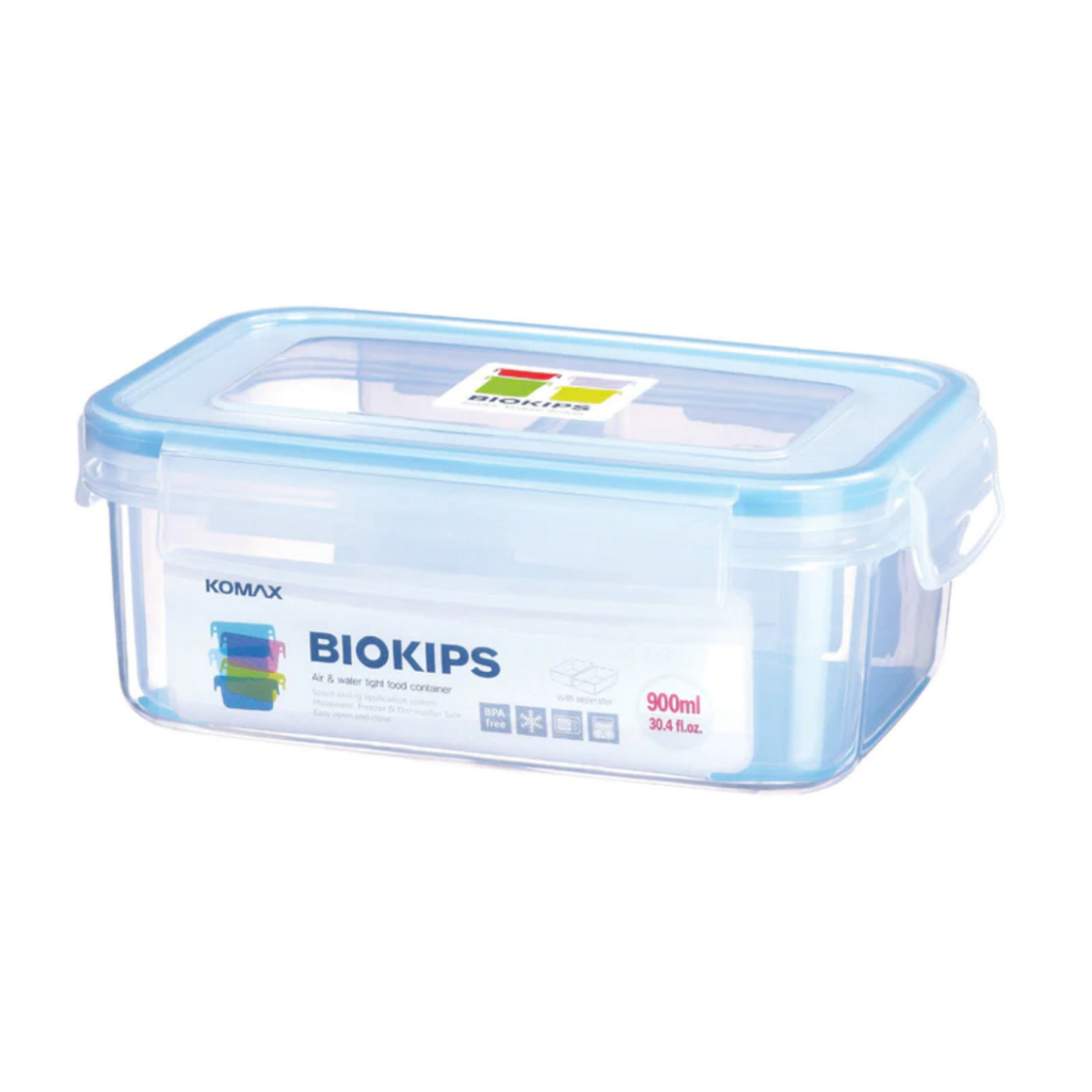KOMAX Biokips Food Container Rectangular w Divider / Bekas Makanan Segi ...