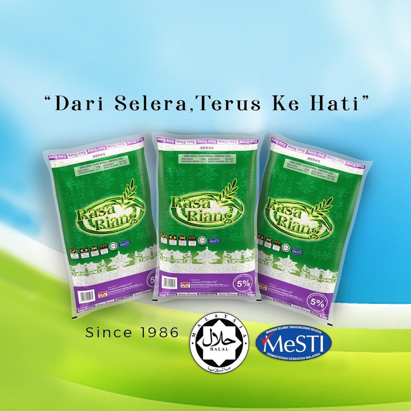 BERAS RASA RIANG PUTIH TEMPATAN 10KG | Shopee Malaysia