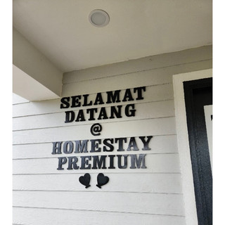 Black H15cm Waterproof Alphabet ABC Letter Box Huruf Hiasan Dinding ...