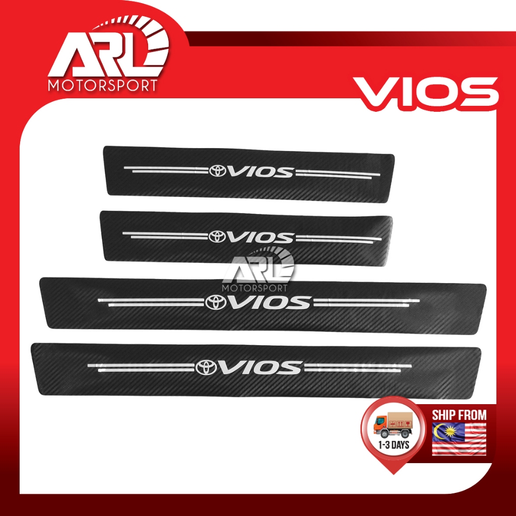 Toyota Vios XP40 NCP42 1st Door Step Sticker ProtectorFor Vios (2003 ...