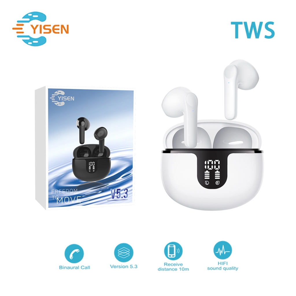 Wireless Headphone TWS 5.3 earphone Wireless Bluetooth Microphone Call ...