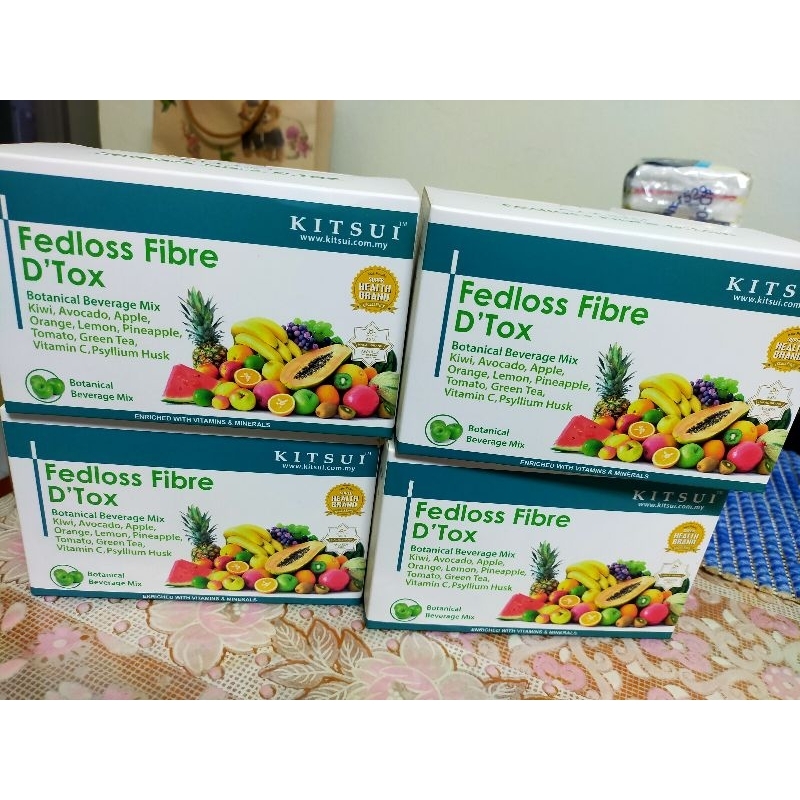 KIT SUI FEDLOSS FIBER DTOX LELONG ( FREE 2 SACHET) | Shopee Malaysia