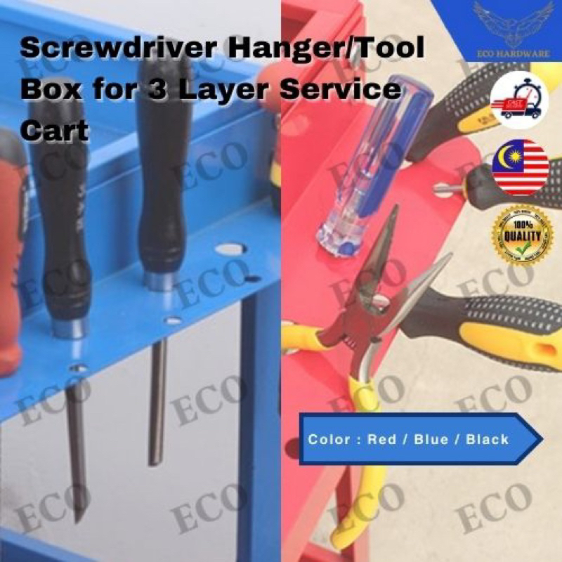 MultiFunctional Screwdriver Hanger or Tool Box for 3 Layer Service Cart ...