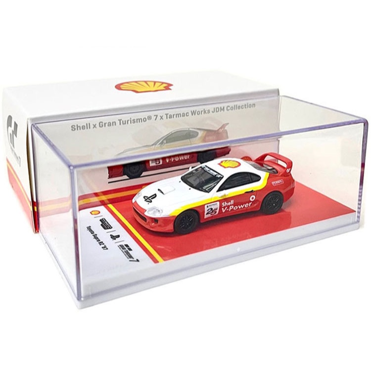 TARMAC WORKS X SHELL X PS GRAN TURISMO 7 1/64 TOYOTA SUPRA RZ 97 ...