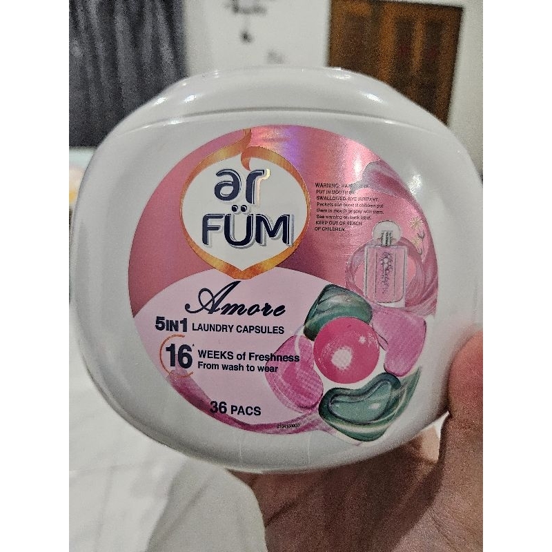 AR FUM 5IN1 LAUNDRY CAPSULES ROSE (36PCS) | Shopee Malaysia