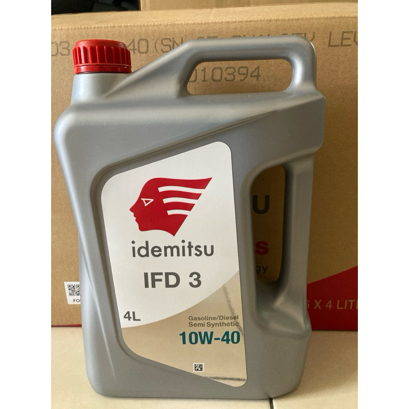 Idemitsu 10W40 API SN/CF Semi Synthetic Engine Oil 4L | Shopee Malaysia
