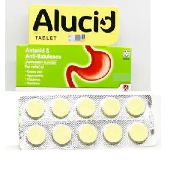 10TABS ALUCID ANTACID CHEWABLE | Shopee Malaysia