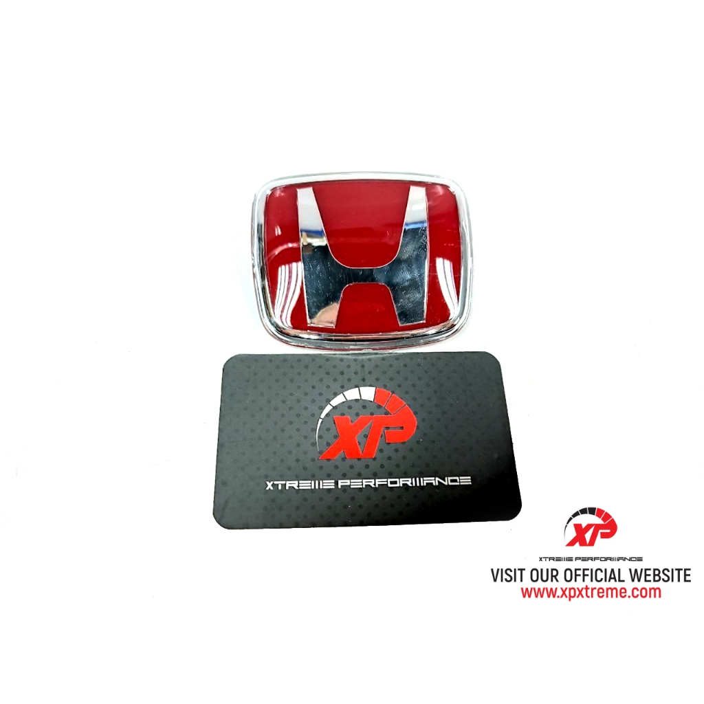 EMBLEM LOGO H HONDA CIVIC EG EK EJ RED FRONT [SPI-G01] | Shopee Malaysia