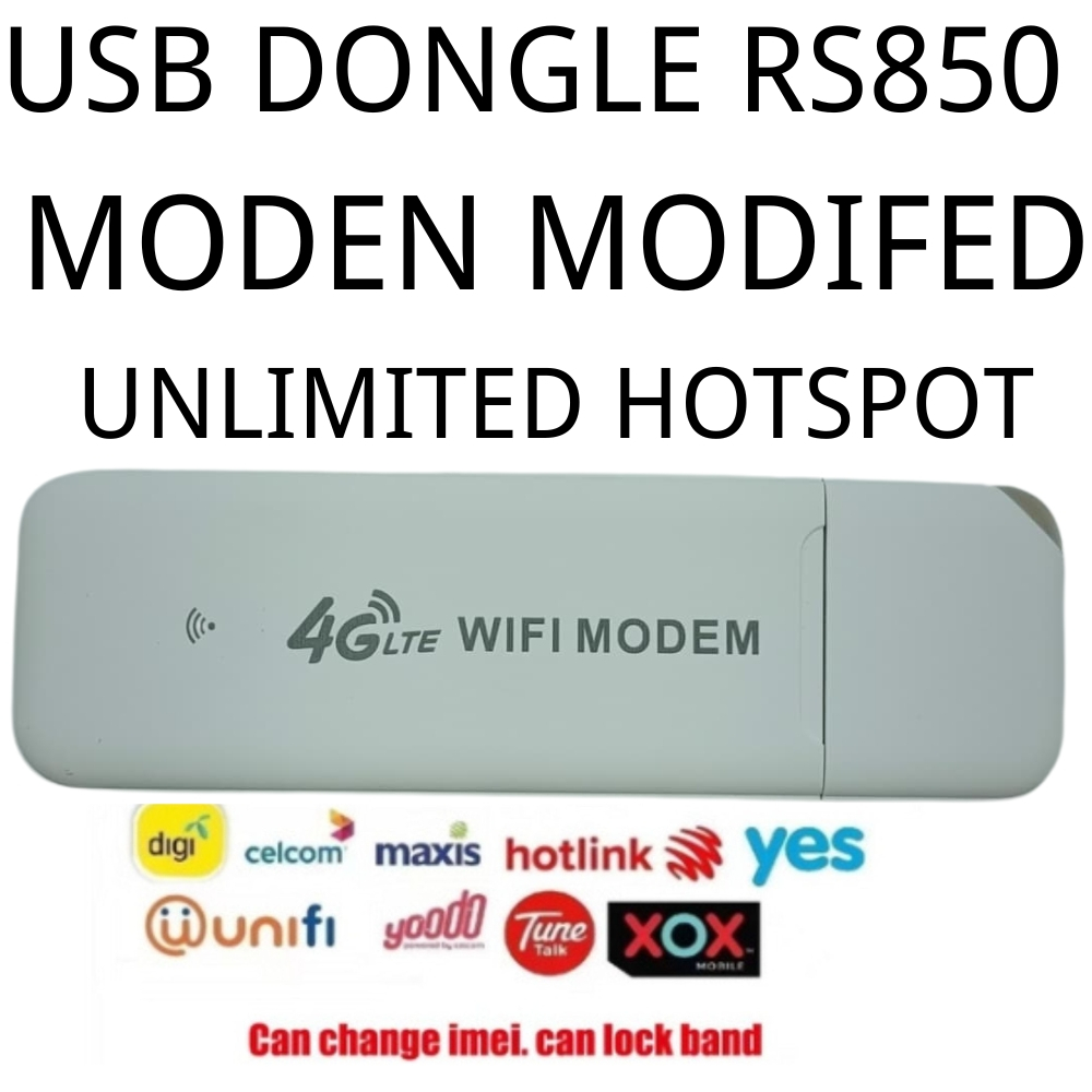 Moden 4G Wifi Dongle Usb Modified Unlock Rs850 150Mbps Adapter Wireless ...